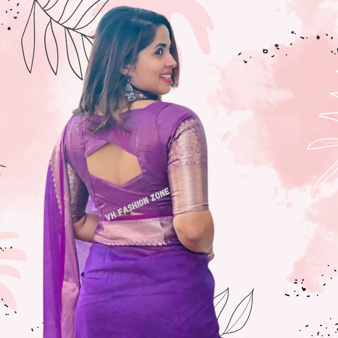 5 Stunning Blouse Back Design for Paithani Saree – VH FASHION ZONE